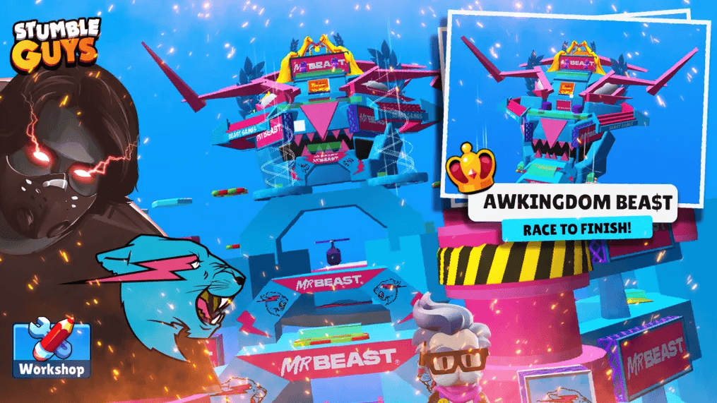 Stumble Guys - Top Workshop Maps of the Week (feat. MrBeast!)